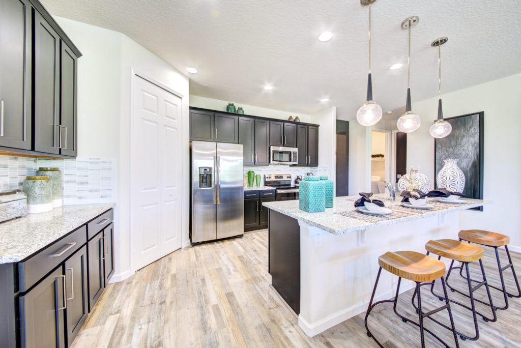 New kitchen cabinets and countertop installation for Vintage Homes by ...